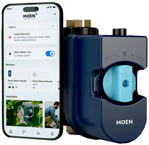 Moen Flo Water Shutoff Valves | Town and Country Plumbing Repair